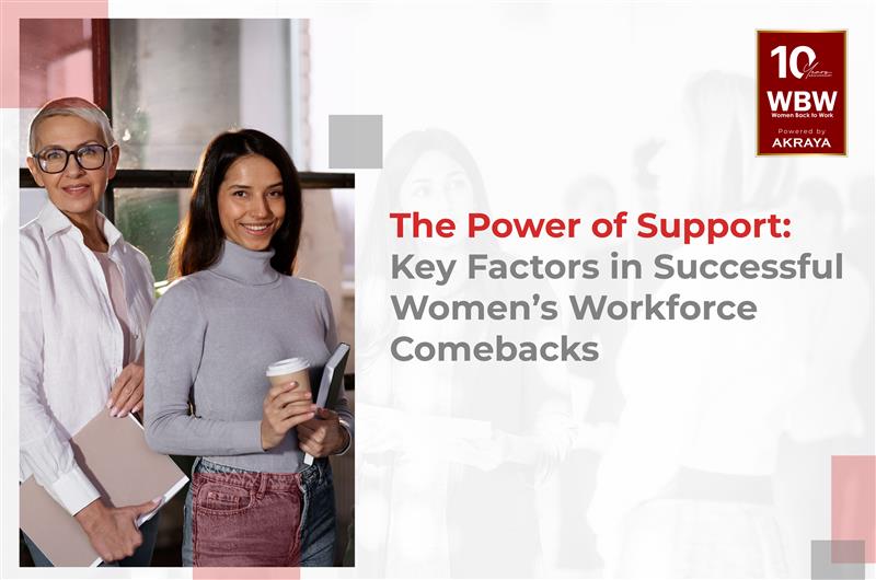 The Power of Support: Key Factors in Successful Women’s Workforce Comebacks